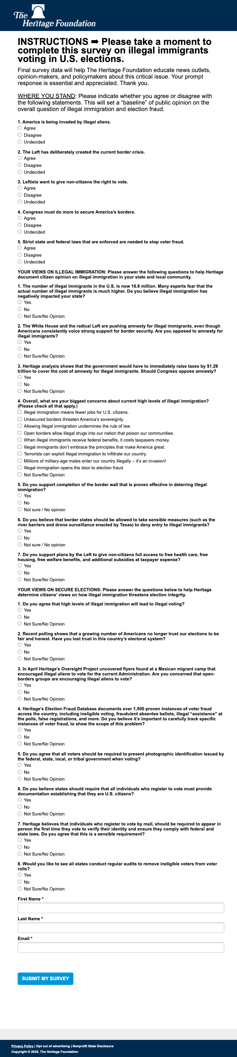 How an "Agree" default answer for survey questions affects email ...