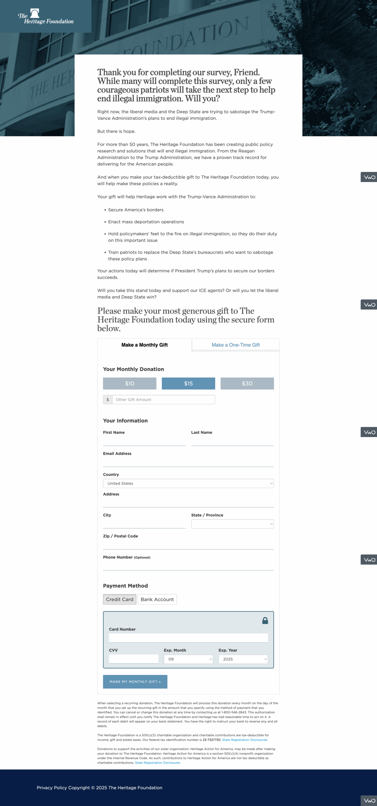 How adding clarity of the gift type to the submit button affects ...