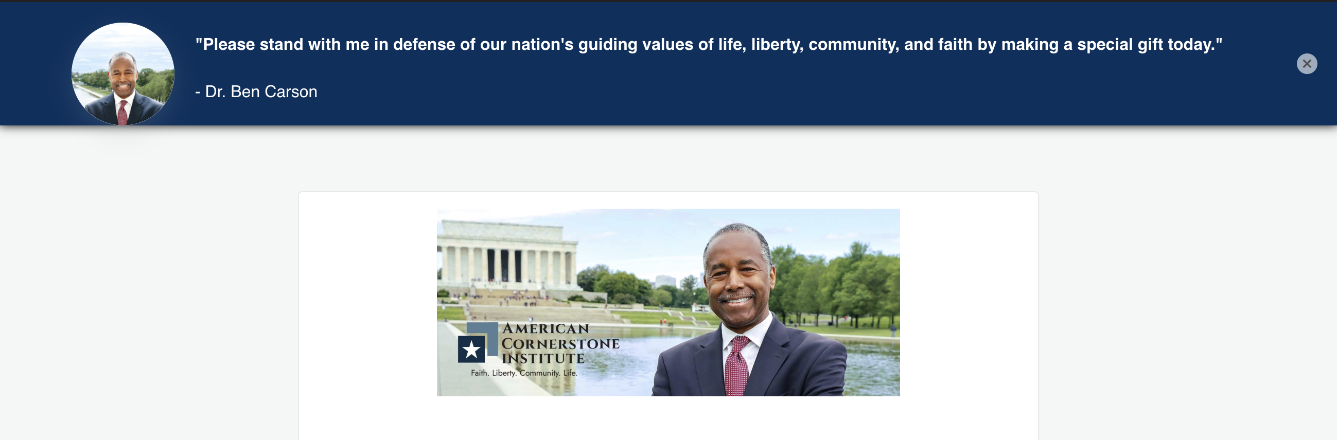 How does adding a personalized sticky bar to the donation page affect ...